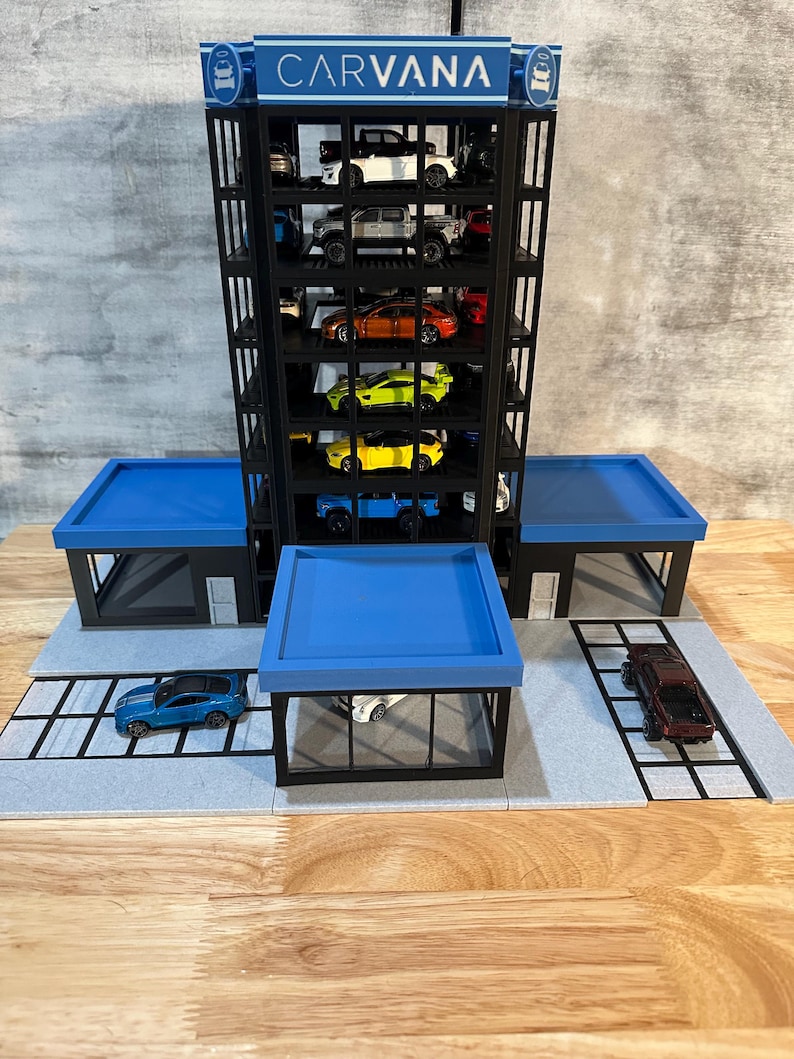 Carvana Dealer 1:64 Diorama 3D Print by 3dstylez - Etsy