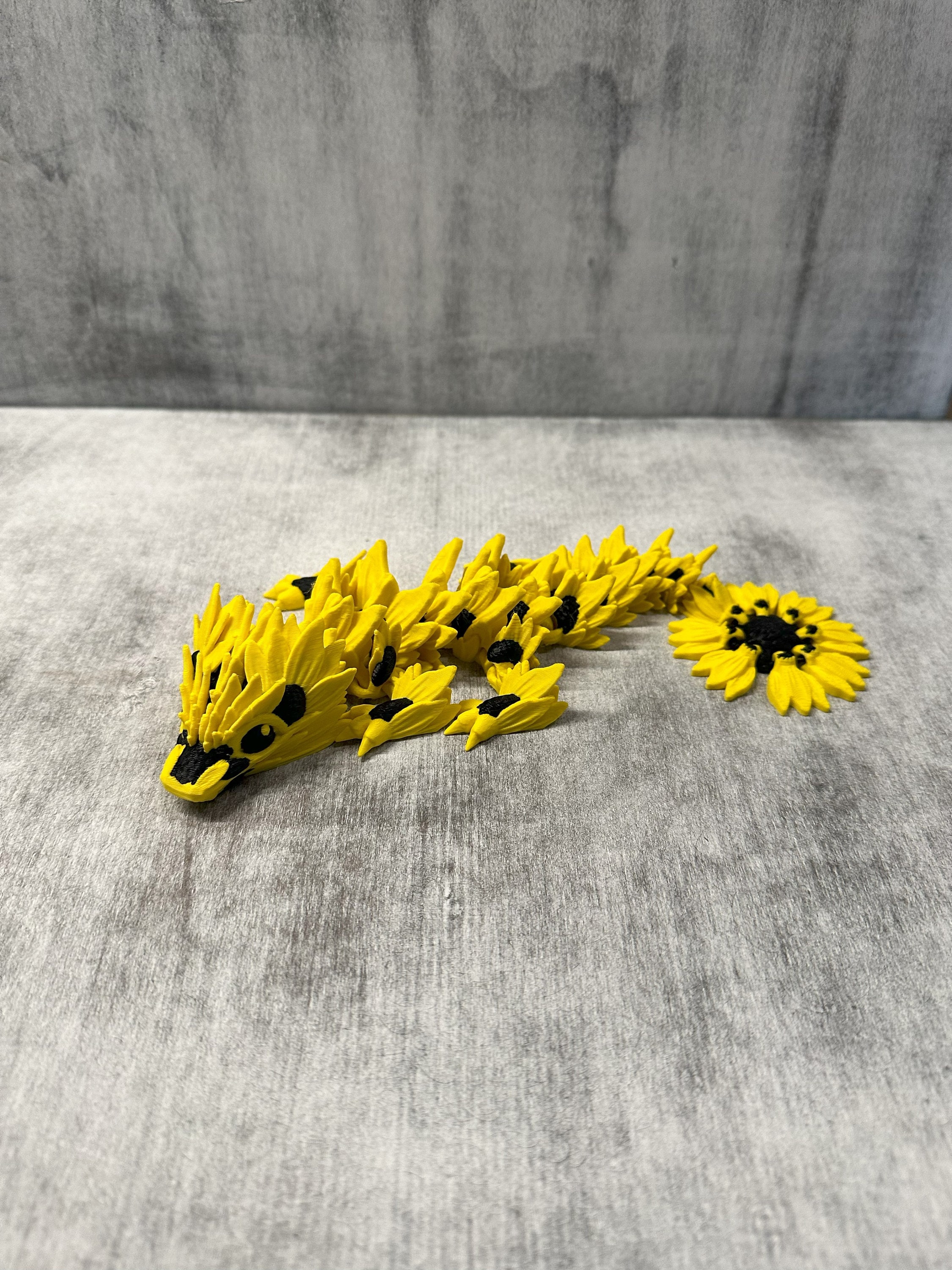 Baby Sunflower Dragon Articulated Flexi Fidget Toy Tiktok - Etsy