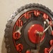 Red Gear Wall Clock, Made With Chevy Small Block Timing Set - Etsy