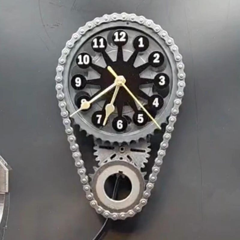 Rotating Clock - Etsy