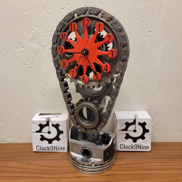 Motorized Rotating Chain Clock - Etsy