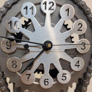 Ford 351 Timing Gear Clock: Stainless Steel Automotive Art, Mustang ...