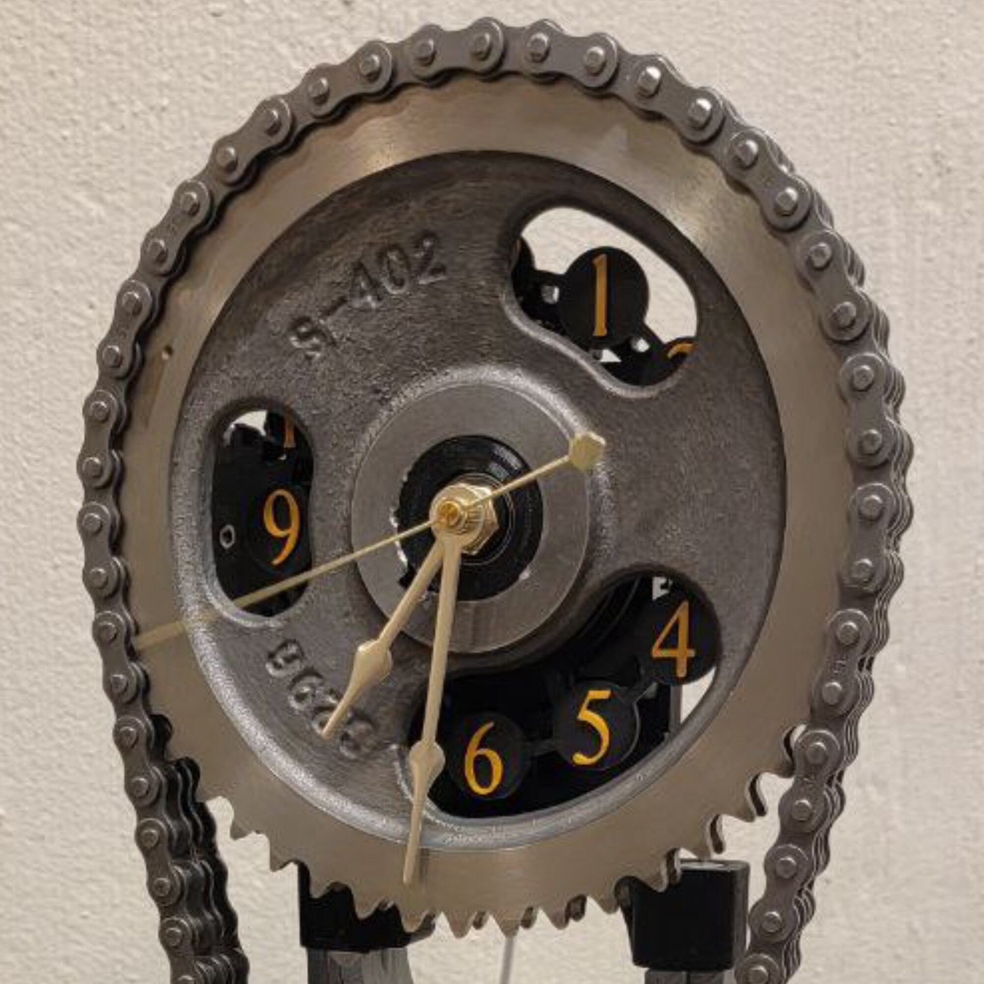 Motorized Jeep V8 Engine Gear Clock: Upcycled Automotive Art, CJ7 ...