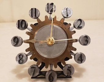 Steampunk Desk Clock | Etsy