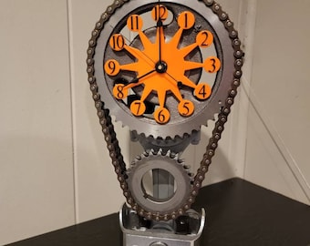 Rotating Gear Clock - Etsy