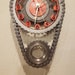 Red Gear Wall Clock, Made With Chevy Small Block Timing Set - Etsy