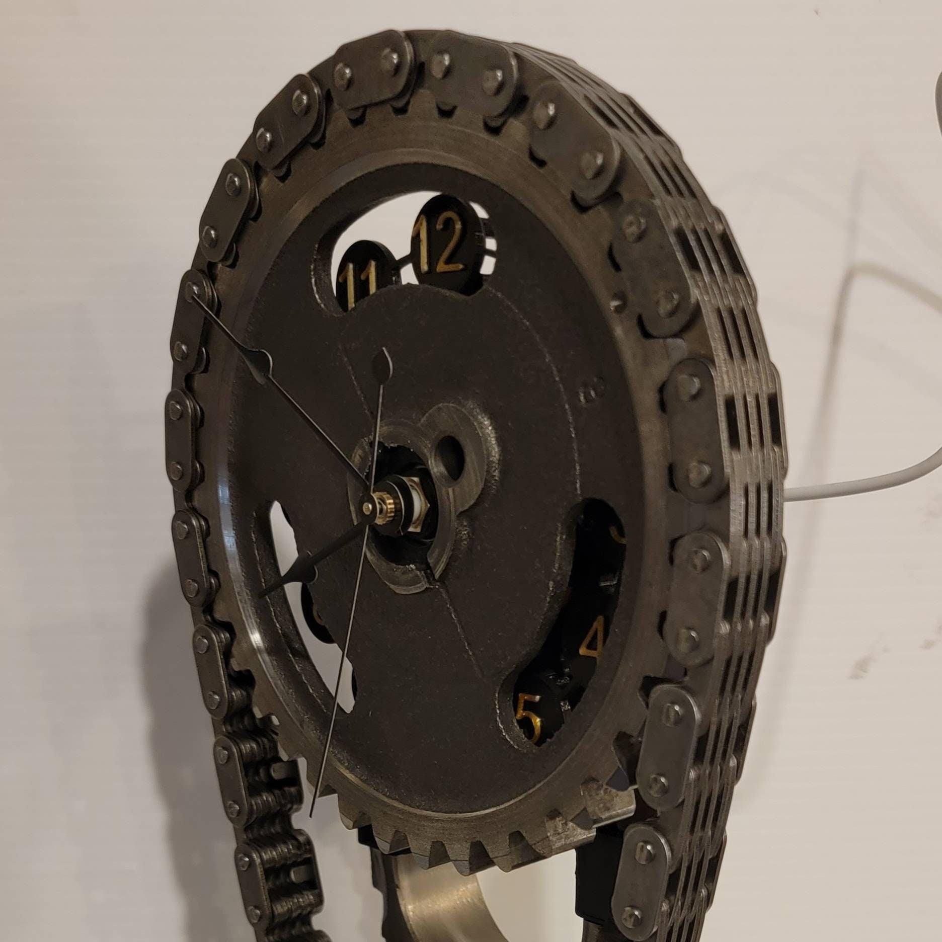 Ford Big Block Gear Clock: Motorized Automotive Timepiece, Mustang ...