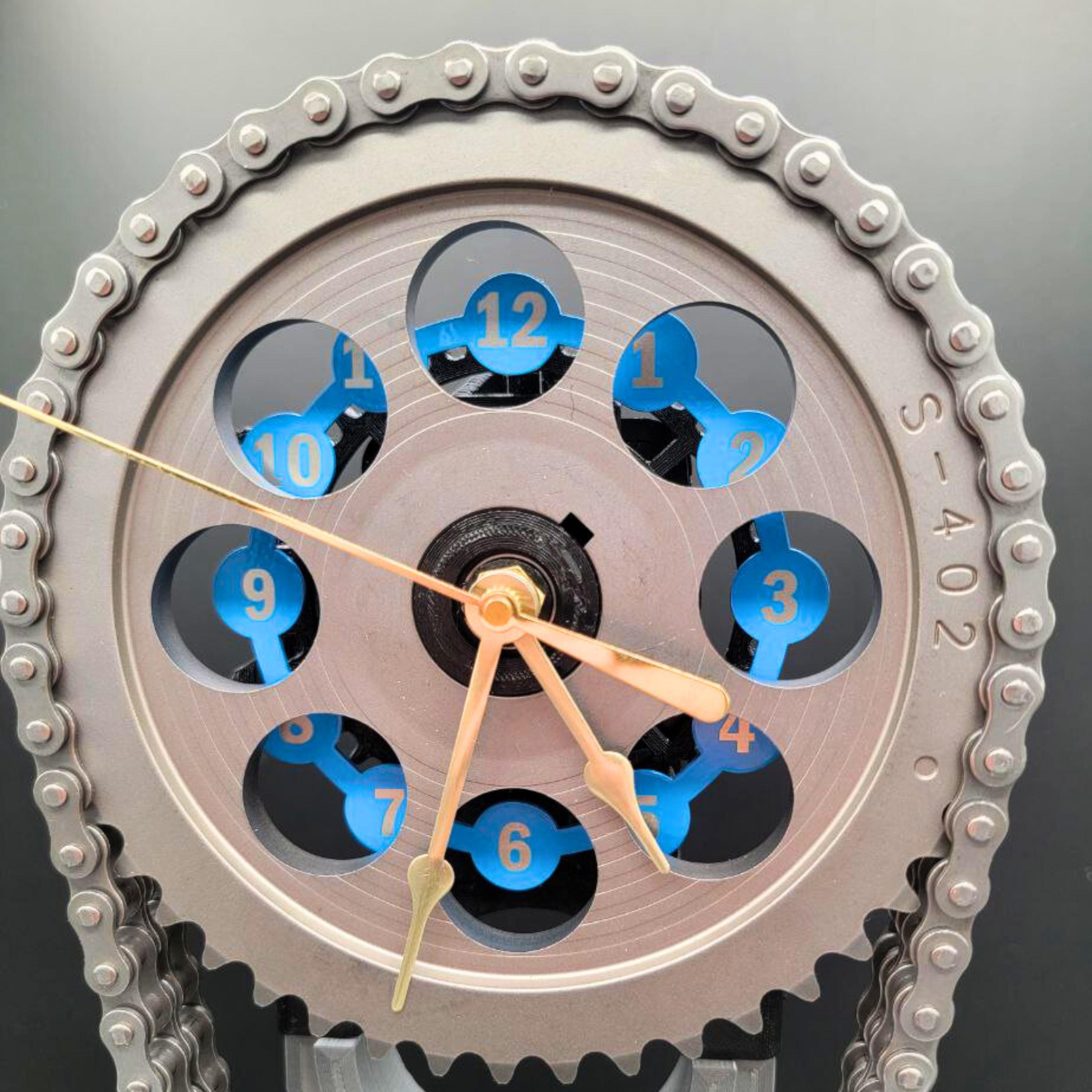Rotating Dodge 360 Timing Chain Clock: Mopar Muscle Car Decor ...
