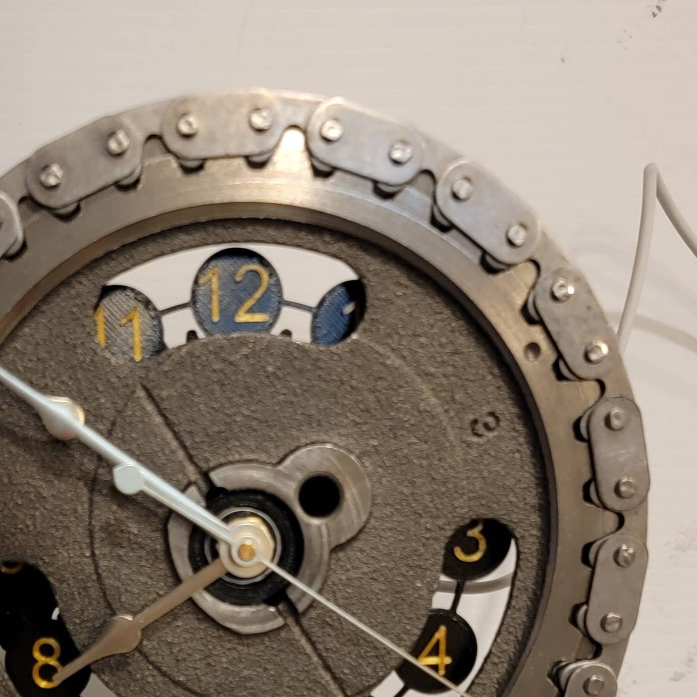 Ford Big Block Gear Clock: Motorized Automotive Timepiece, Mustang ...