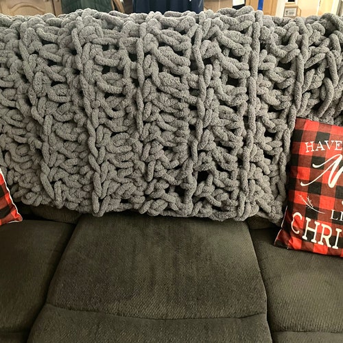 Handmade Throw Crochet Throw Chunky Throw Home Accent Warm - Etsy