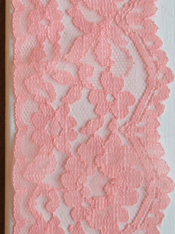 Pink Lace Trim US Seller Sold by the Meter for Fashion - Etsy
