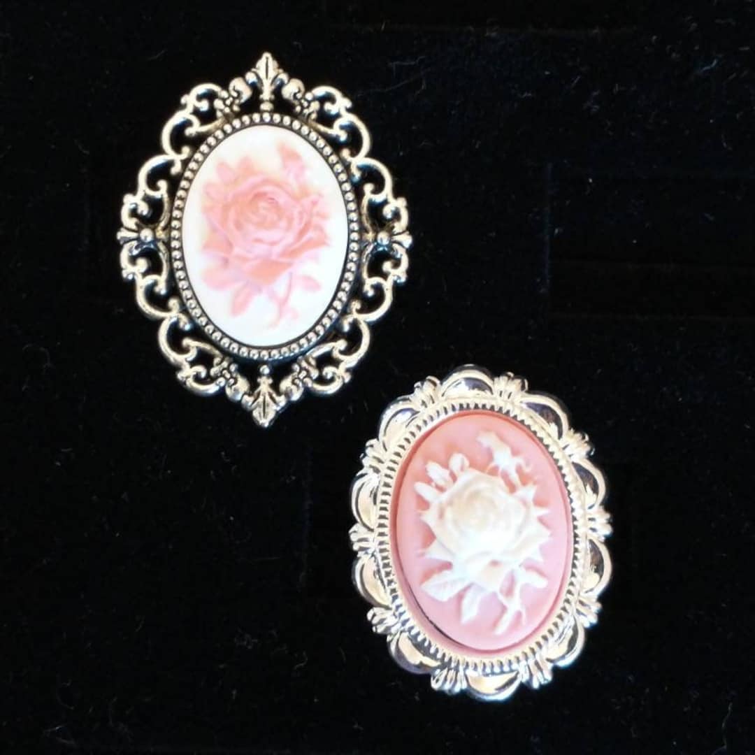 Coquette Adjustable Rings; Lightweight Cottage-core Silver-toned Rings ...