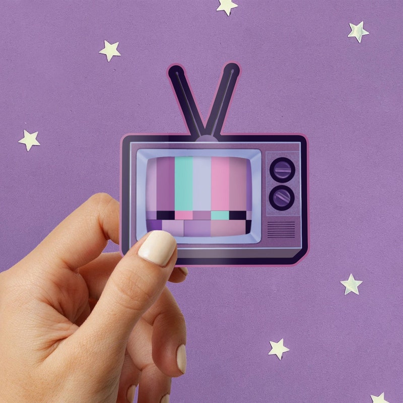 Television Stickers - Etsy