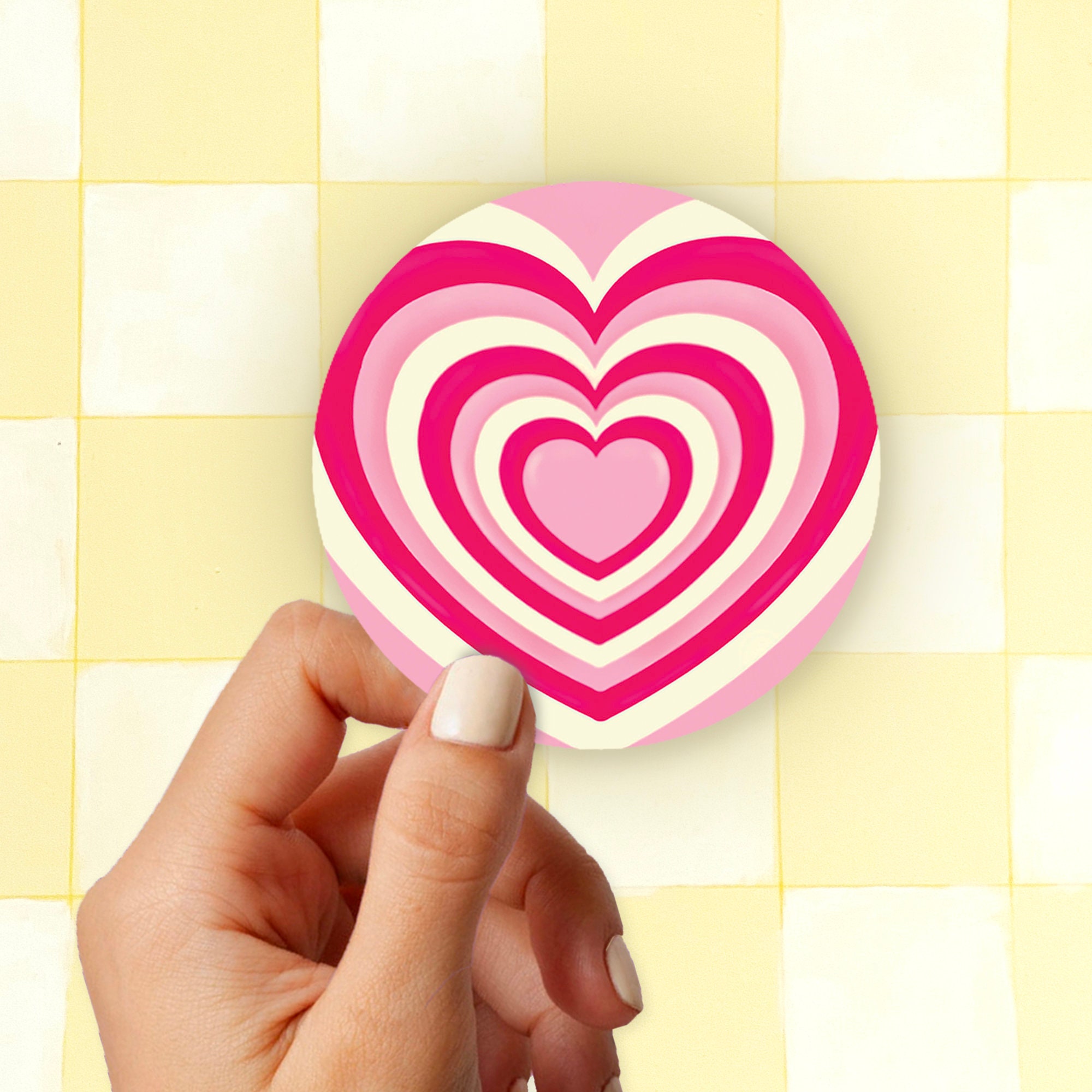 Danish Pastel Stickers Indie Aesthetic Round Sticker Trendy - Etsy