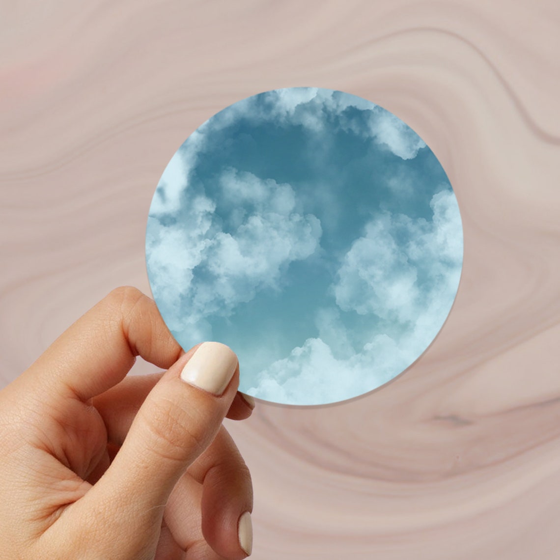 Sky Stickers Night Sky Sticker Sunset Sticker Pink Clouds - Etsy