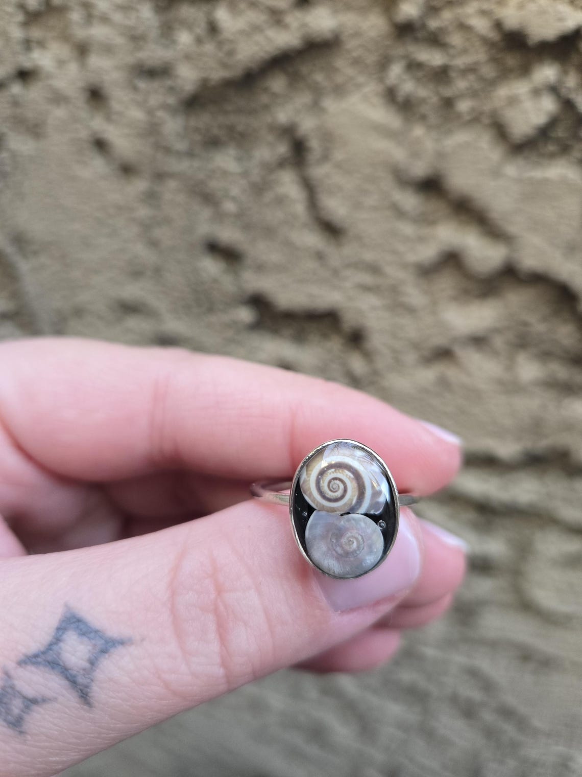 Spiral Seashell Ring - Etsy