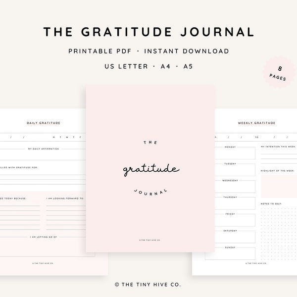 Gratitude Planner - Etsy
