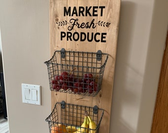 Produce Wall Storage - Etsy