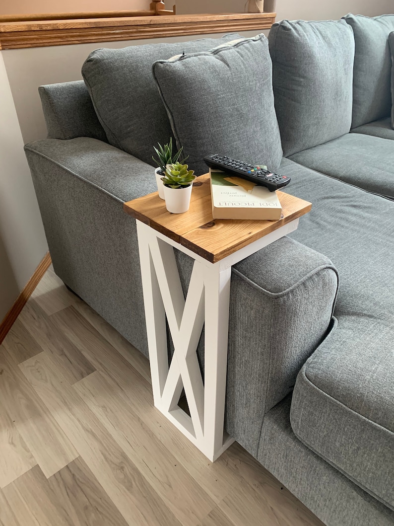 Sofa Couch Arm Table Farmhouse Living Room Furniture - Etsy