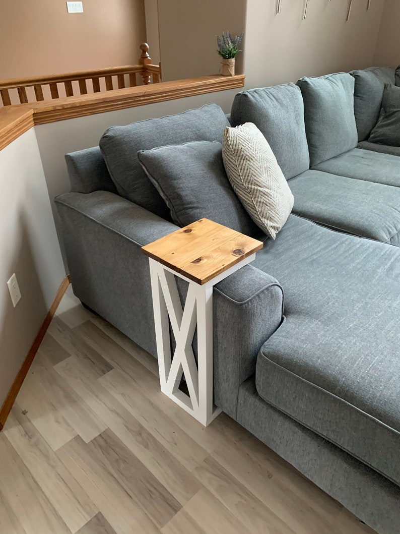 Sofa Couch Arm Table Farmhouse Living Room Furniture - Etsy