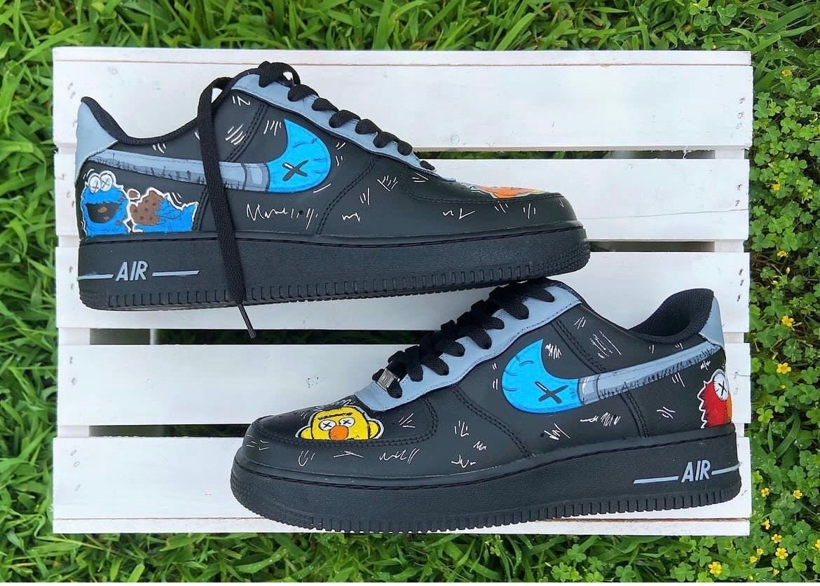Kaws Air Force 1 - Etsy Kaws Air Force 1 - Etsy