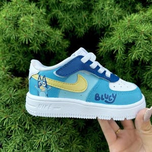 Bluey Custom Nike Easyon Sneakers *all Sizes* | Gift Ideas | Baby ...