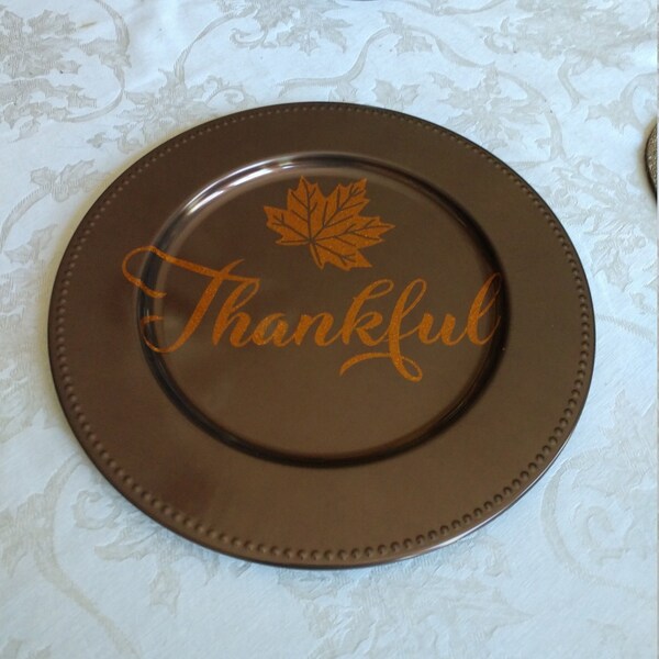 Thankful Plates - Etsy