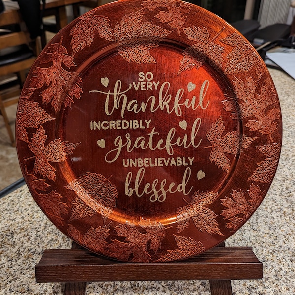 Thankful Plates - Etsy