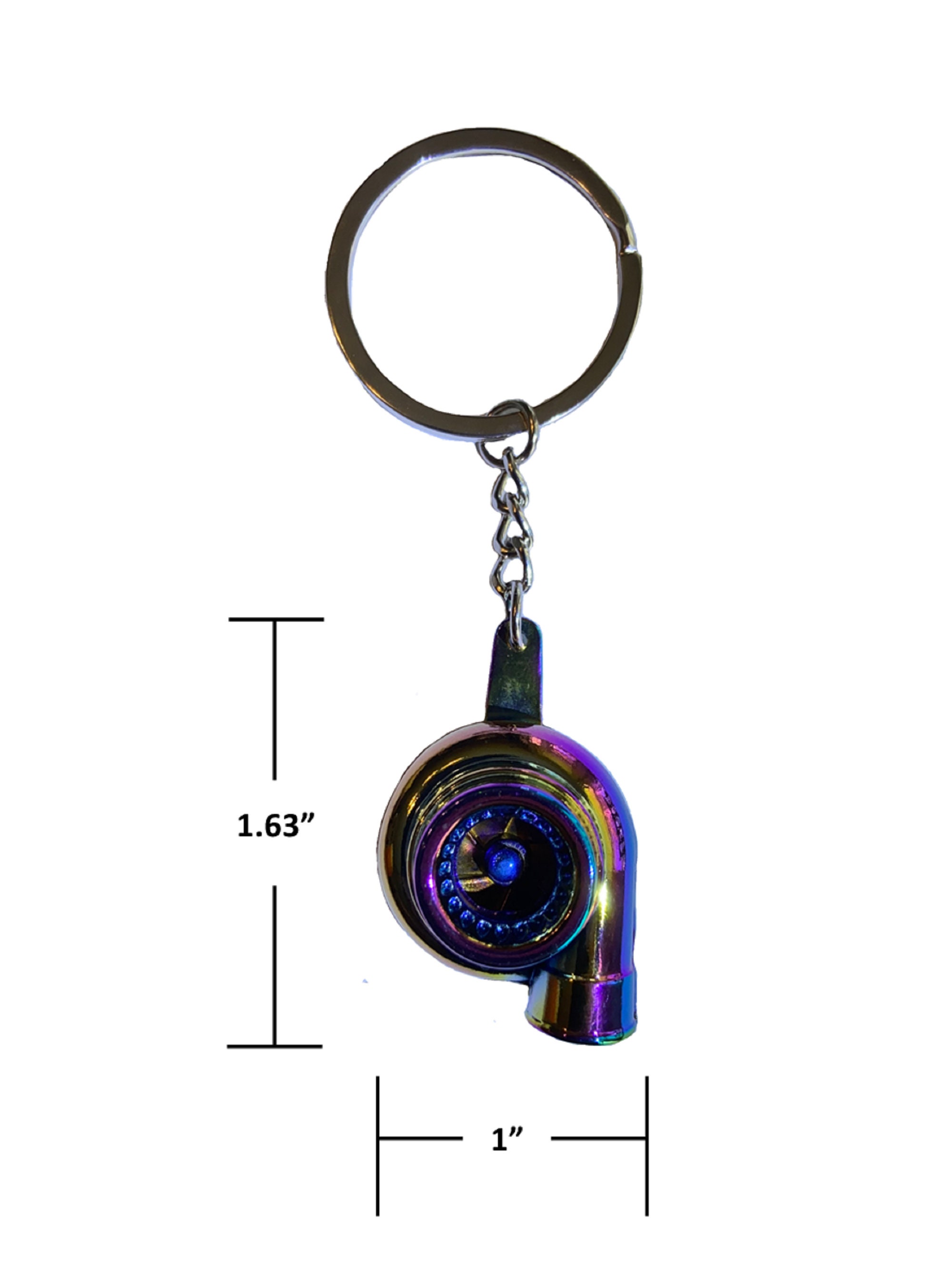 Turbocharger Keychain With Carabiner, Turbo Car Part Keychain, Turbo ...