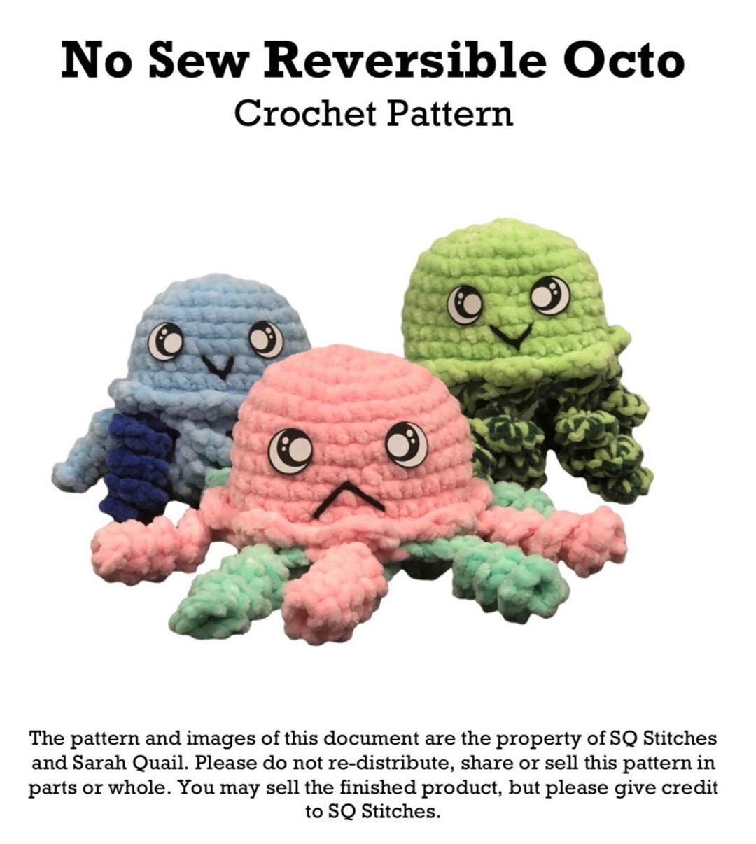 Reversible Mood Octo/jellyfish Crochet Pattern - Etsy