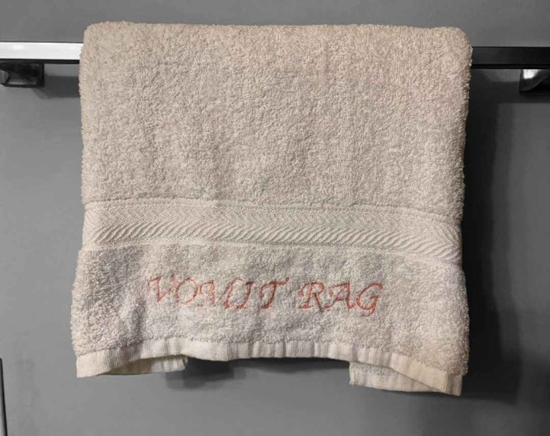 Vomit Rag Bathroom Towel - Etsy