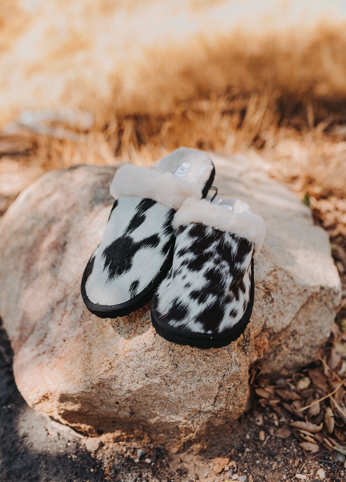 Genuine Cowhide Western Slippers House Shoes - Etsy