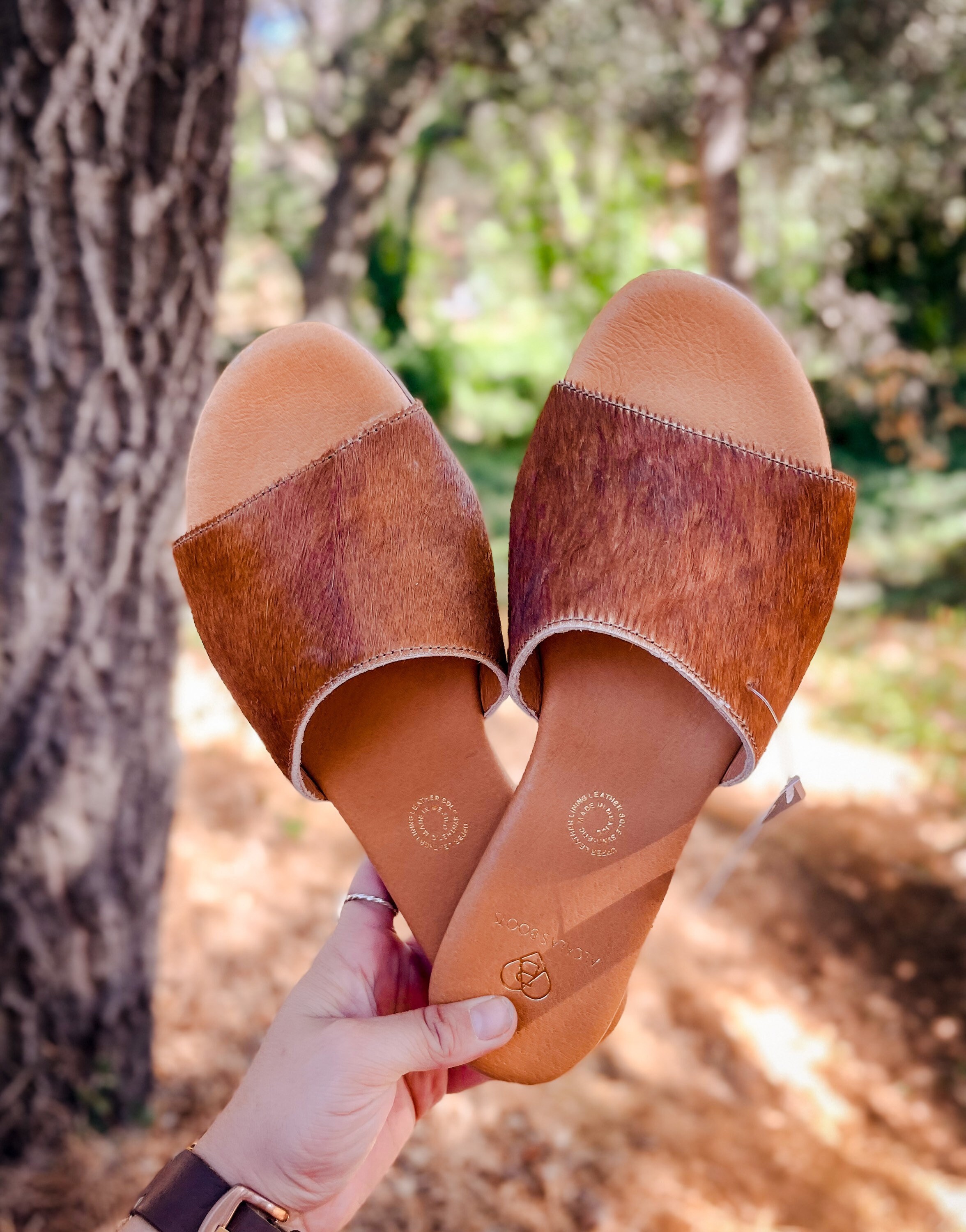 Genuine Cowhide Western Sandals Outdoor Flipflops Flats - Etsy