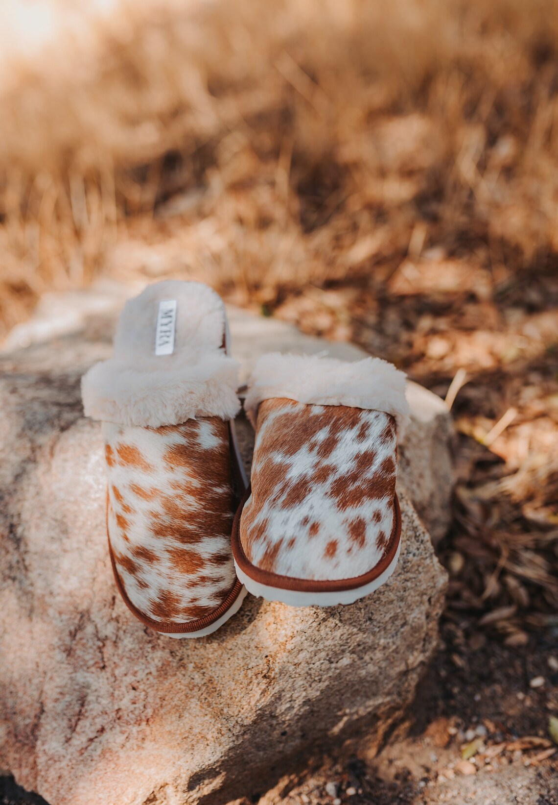 Genuine Cowhide Western Slippers House Shoes - Etsy