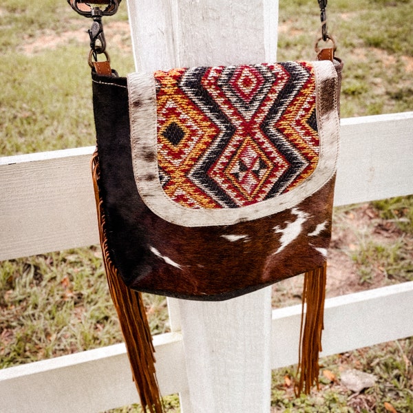 Cowhide Purse - Etsy