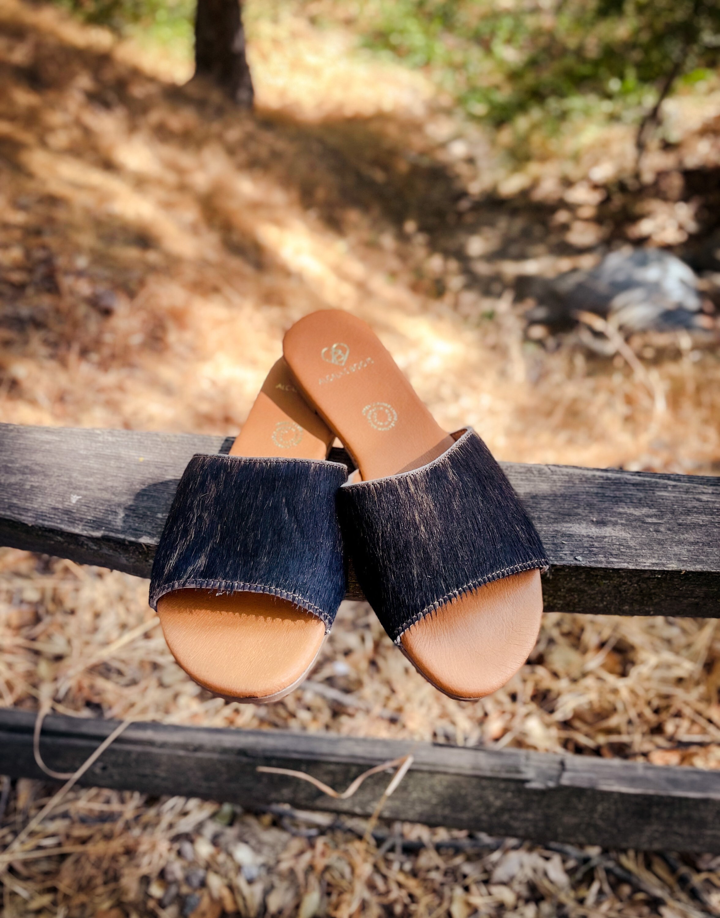 Genuine Cowhide Western Sandals Outdoor Flipflops Flats - Etsy