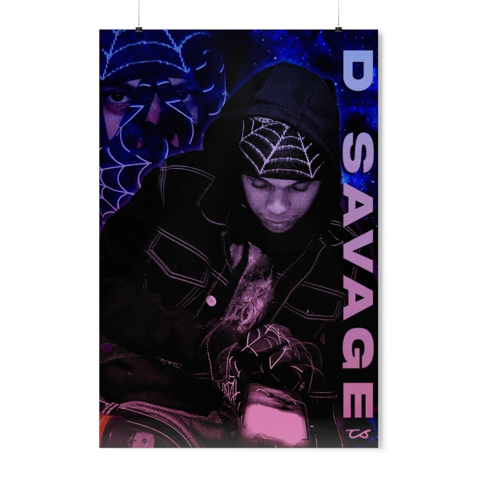 D SAVAGE 3900 Poster | Matte Poster, Rap Artist, Cover Art, Wall Art ...