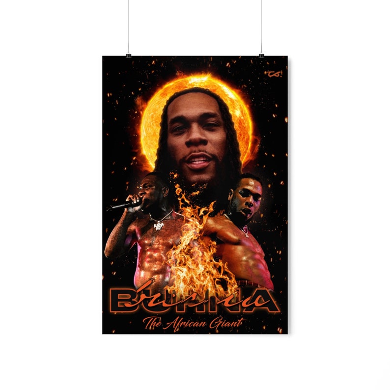 BURNA BOY Poster Afrobeats Poster Amapiano Poster African - Etsy