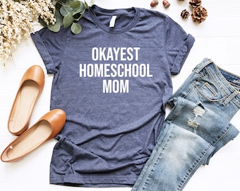 Homeschool Mom Shirt | Etsy