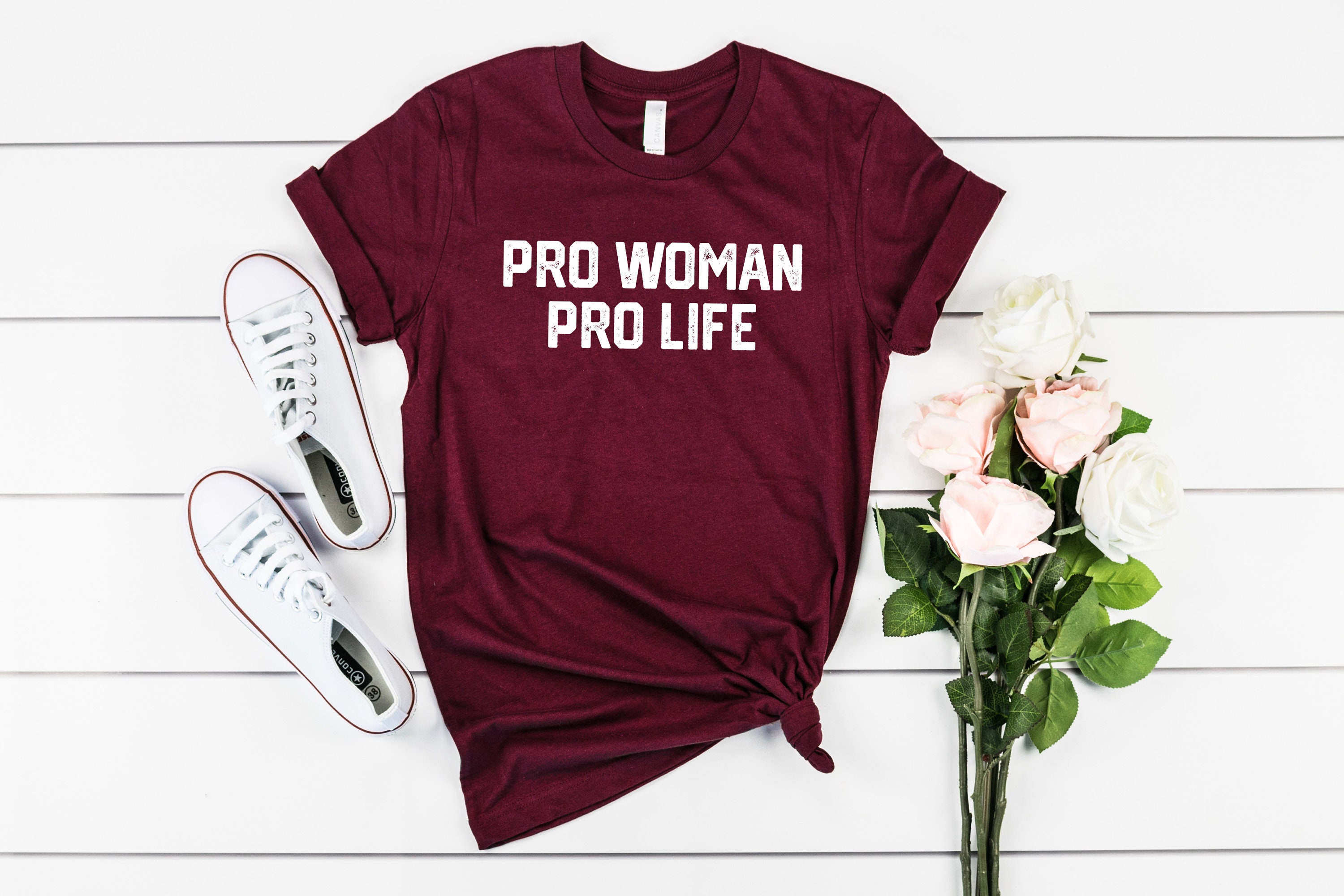 Pro Woman Pro Life Shirt Pro Life Tee Christian Tshirt - Etsy