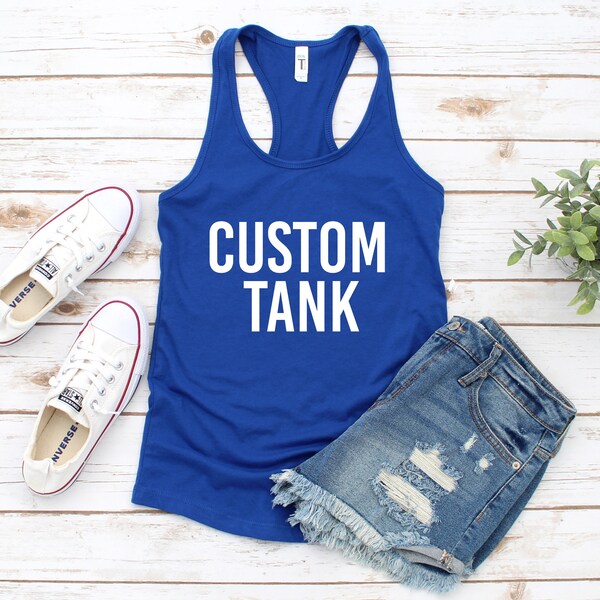 Racer Back Tank - Etsy