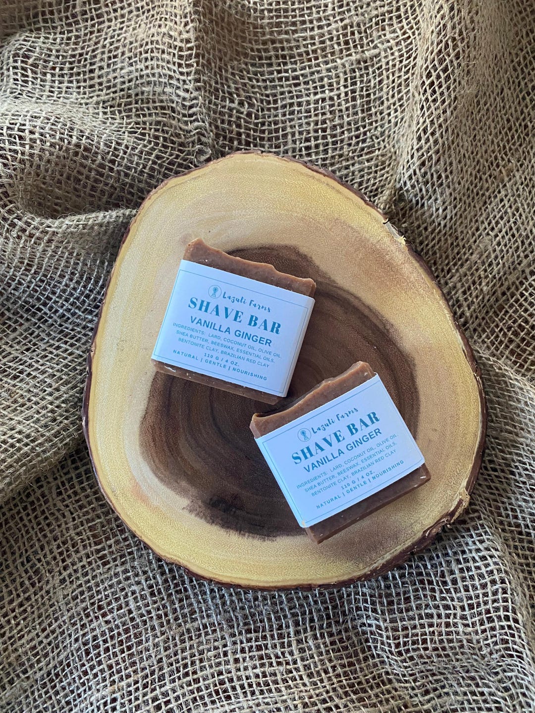 Shave Solid Soap Bar With Vanilla & Ginger | for a Smoother Shave | All ...