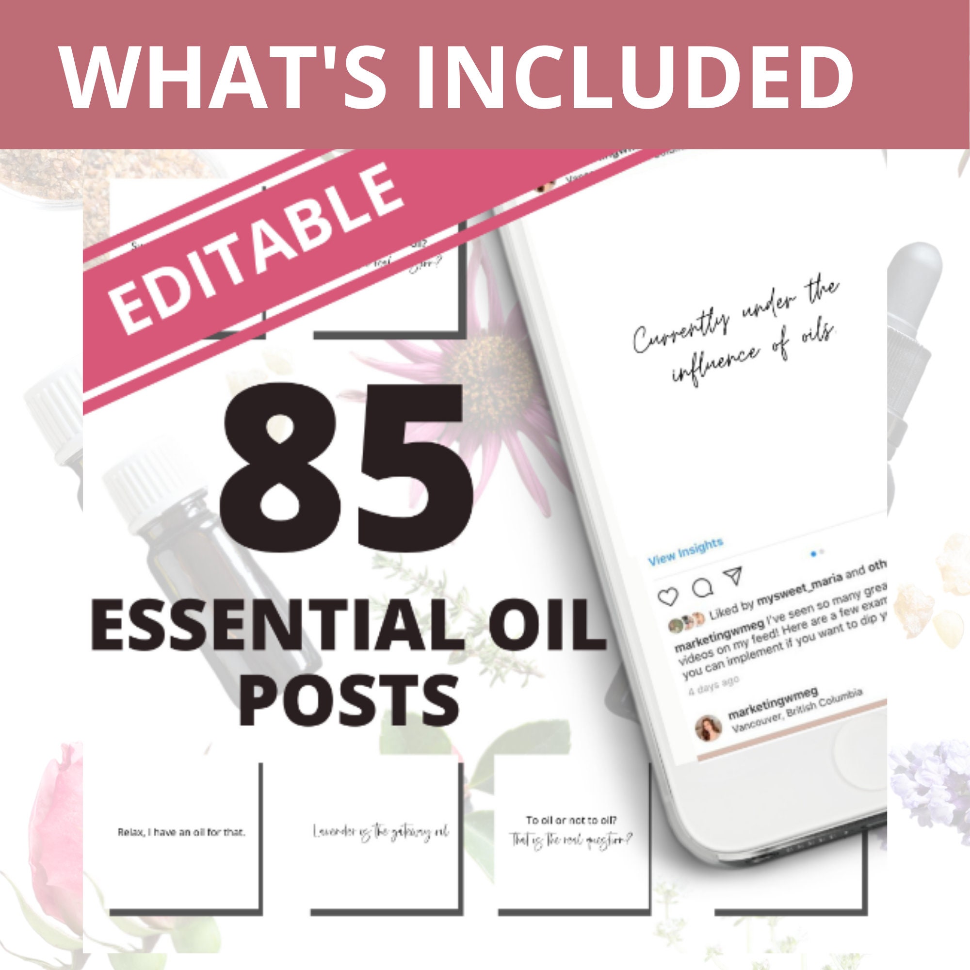 The Complete Essential Oil Template Bundle | Essential Oil Template ...