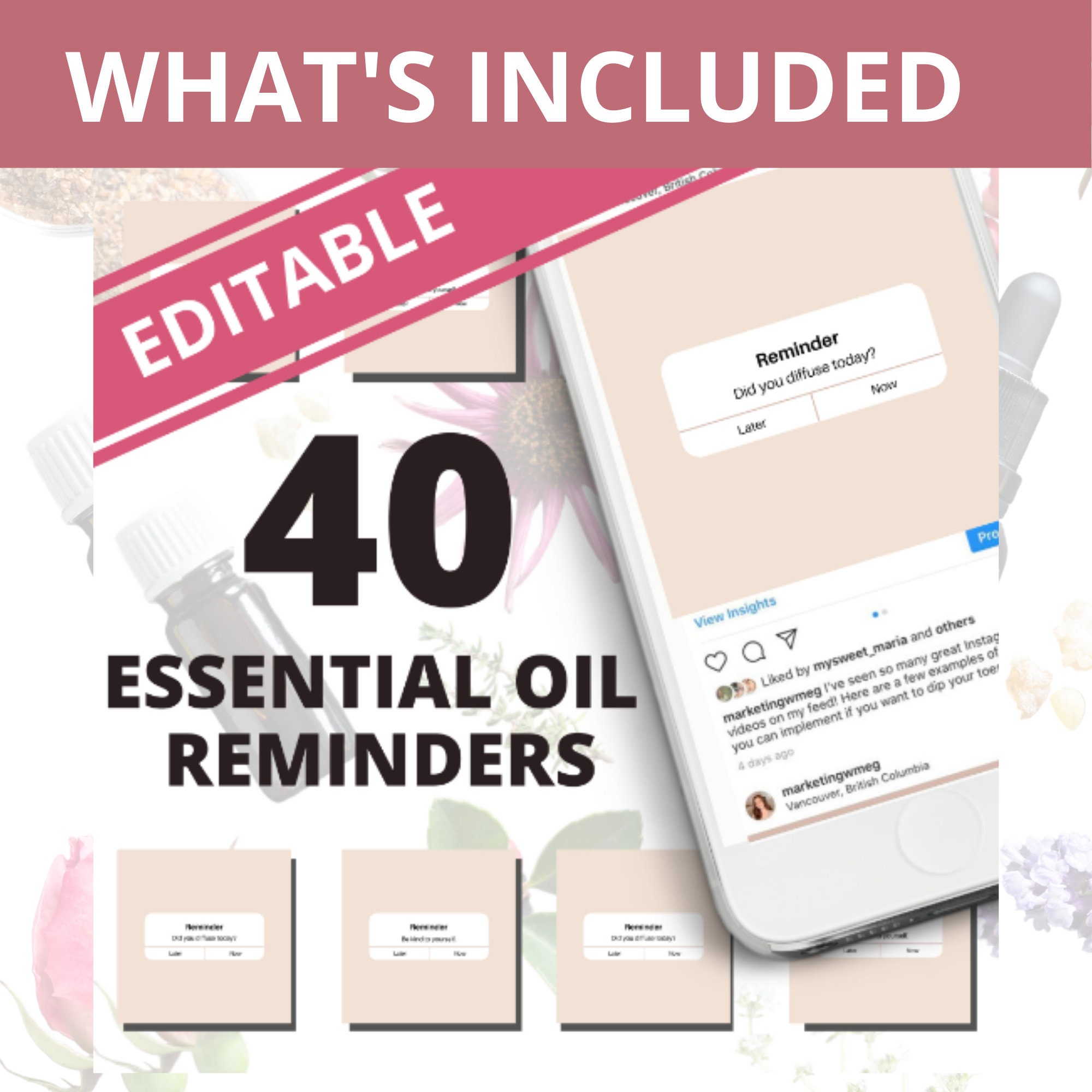 The Complete Essential Oil Template Bundle | Essential Oil Template ...