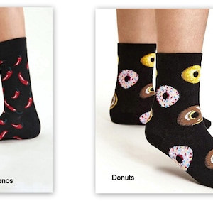 Food Crazy Socks Funny Socks Cute Socks Girls Socks Boys Socks Cookies ...
