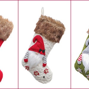 Christmas Stockings Holiday Stocking Decor Personalized Christmas ...