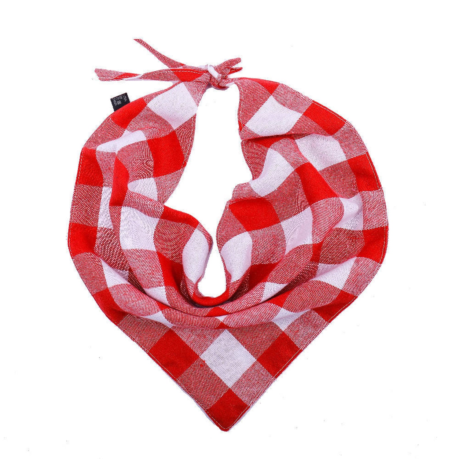 Personalized Dog Scarf Custom Dog Bandana Cat Scarf Buffalo Plaid Pet ...
