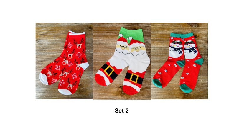 Holiday Socks Crazy Socks Christmas Xmas Women Soft Cute Socks | Etsy