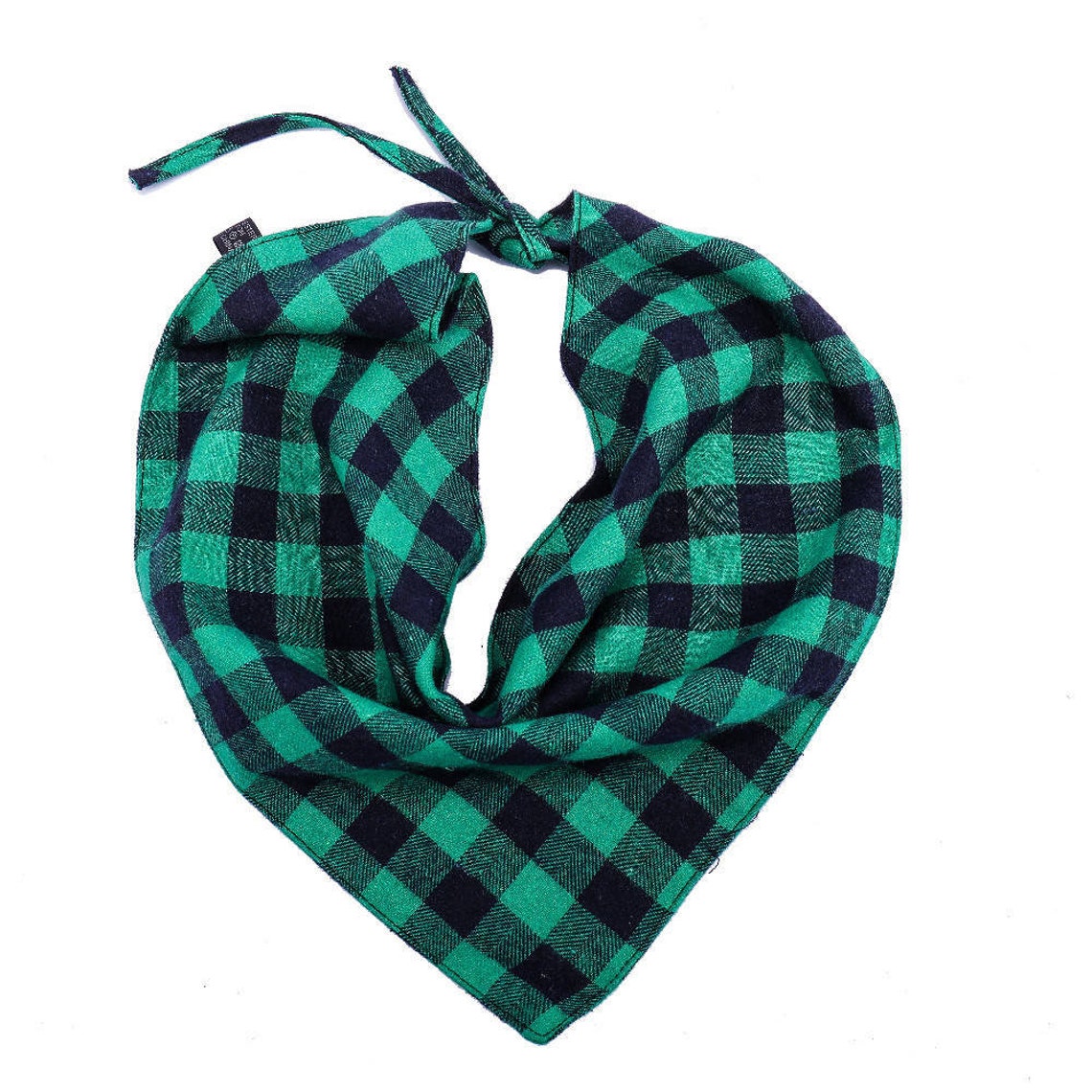 Personalized Dog Scarf Custom Dog Bandana Cat Scarf Buffalo Plaid Pet ...