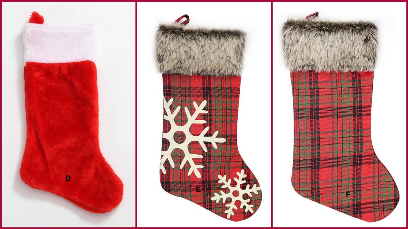 Christmas Stockings Holiday Stocking Decor Personalized - Etsy